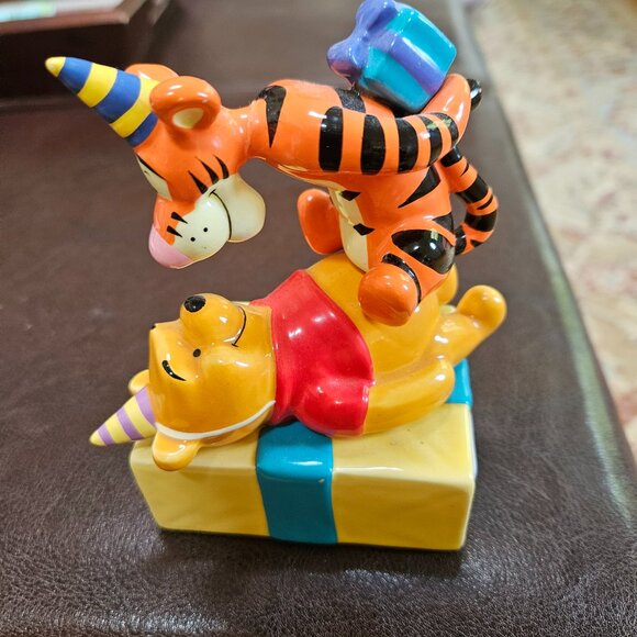 Disney | Accents | Disney Winnie The Poohtigger Happy Birthday Ceramic Figurine | Poshmark
